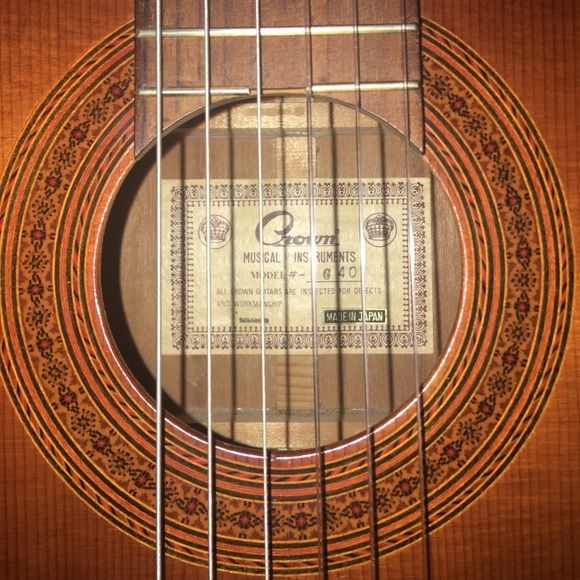 Crown Vintage | Other | Vintage Crown Classical Guitar Rare | Poshmark